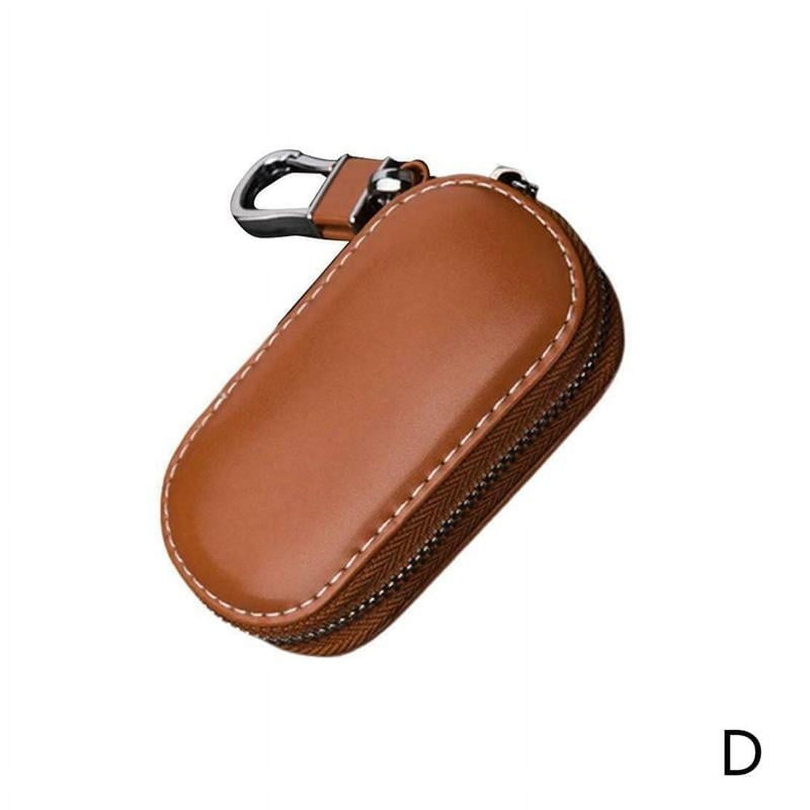 Key Holder Housekeeper Leather Car Key Wallets Keys Zipper Pouch ...