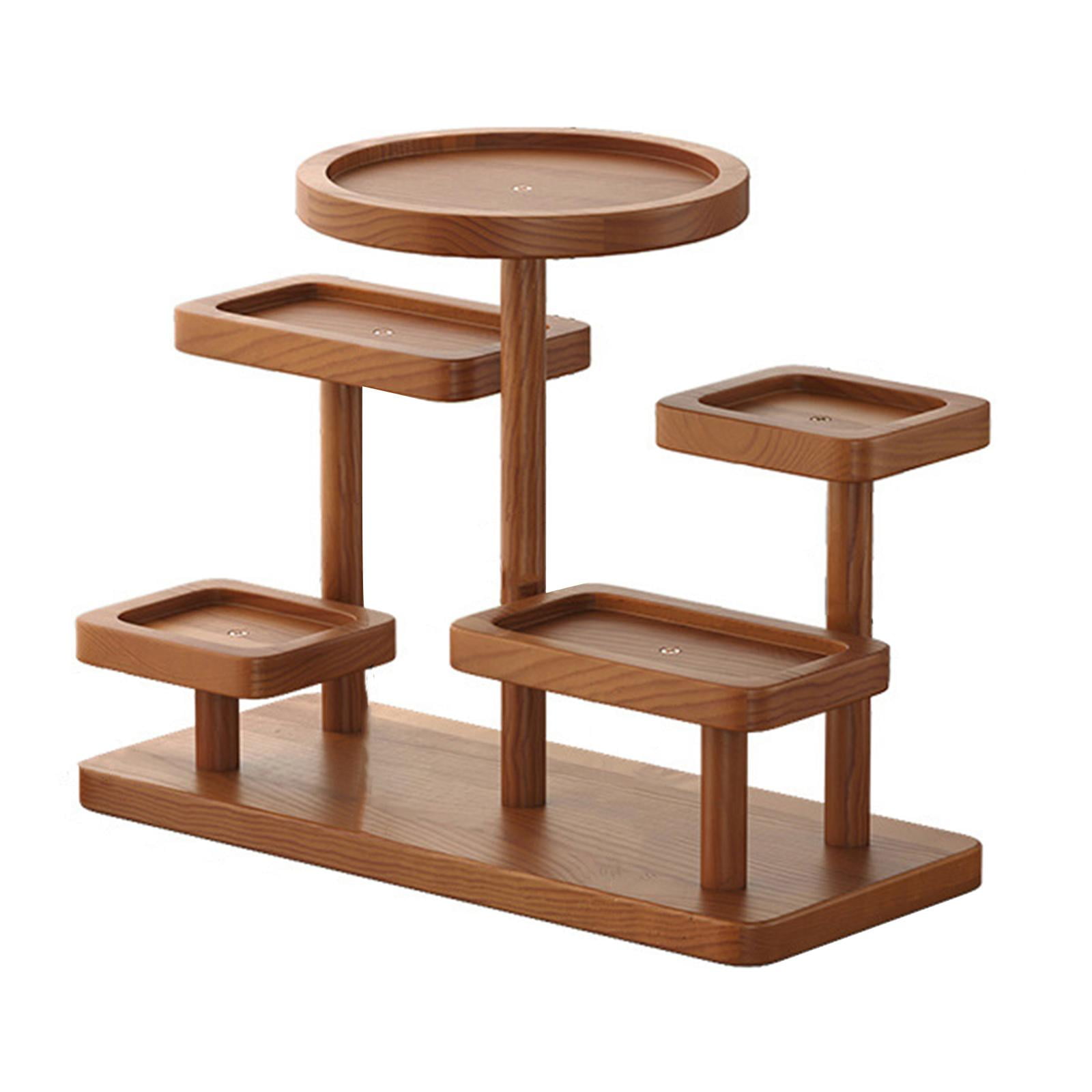 Key Holder Jewelry Organizer Stand Wooden Countertop Stable Storage Tray for Bathroom Kitchen ...