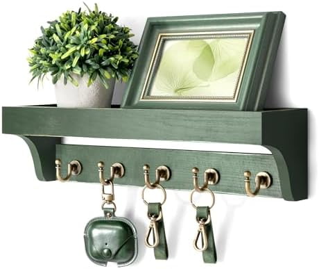 Key Holder with Mail Organizer Wall Mount - Decorative Home Essentials ...