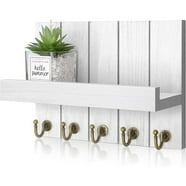 NIFFGAFF Anti-Drop Key Holder for Wall, Self Adhesive Key Rack, Black ...