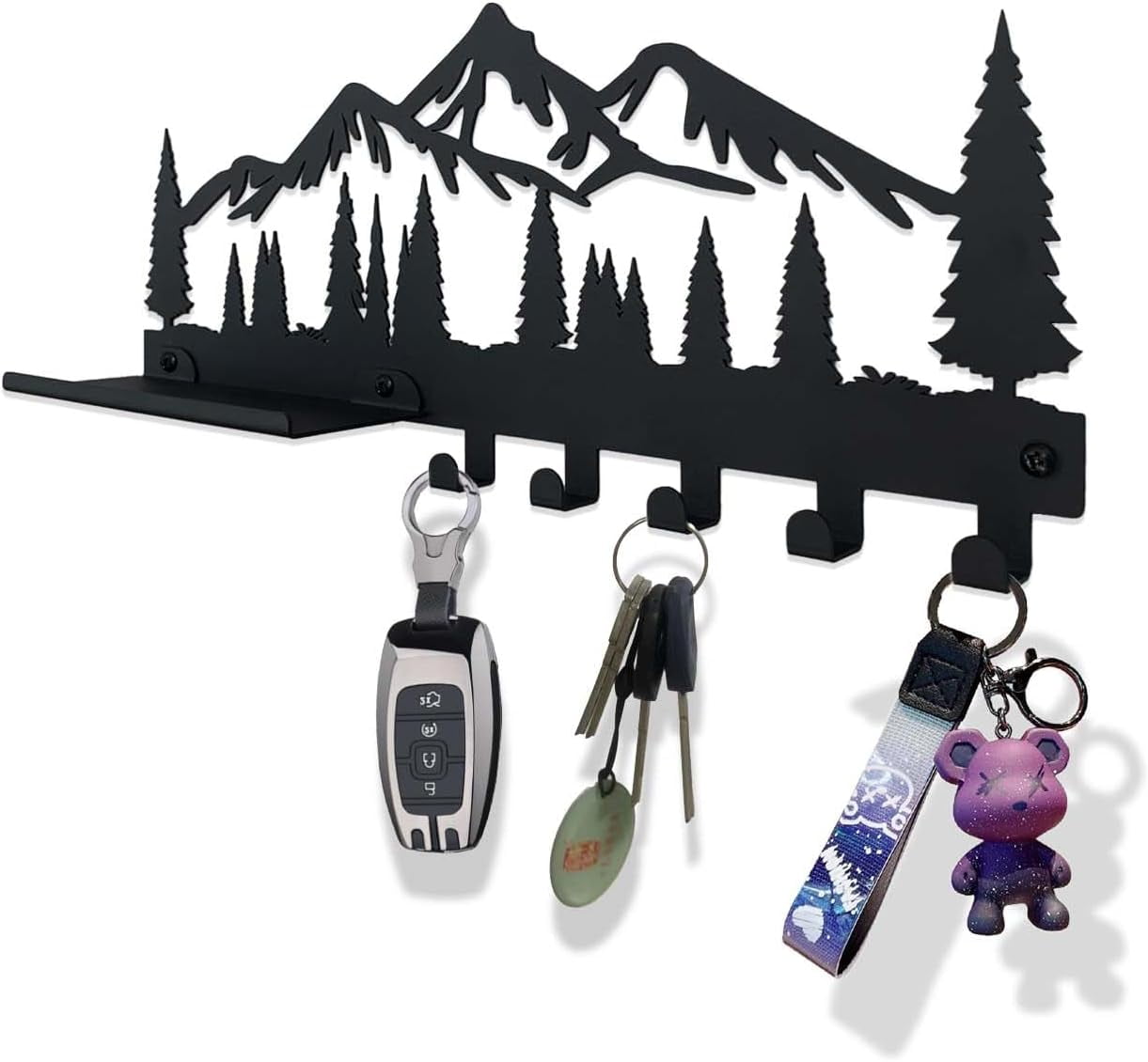 Key Holder for Wall | Metal Key Holder Hooks Organizer Rack | Metal Key ...