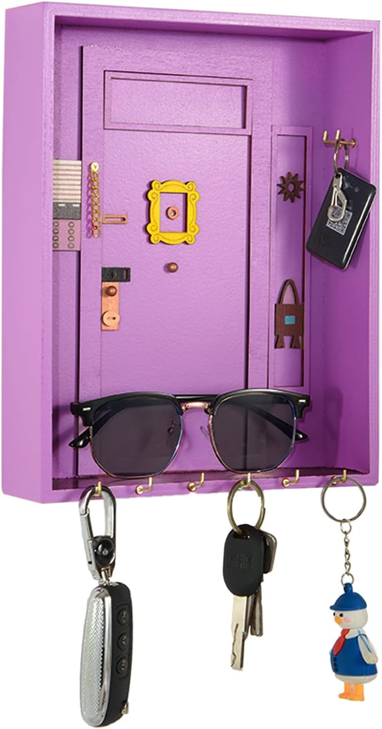 Key Holder Wall Mount, Friends TV Show Merchandise, Cute Key Hooks for ...