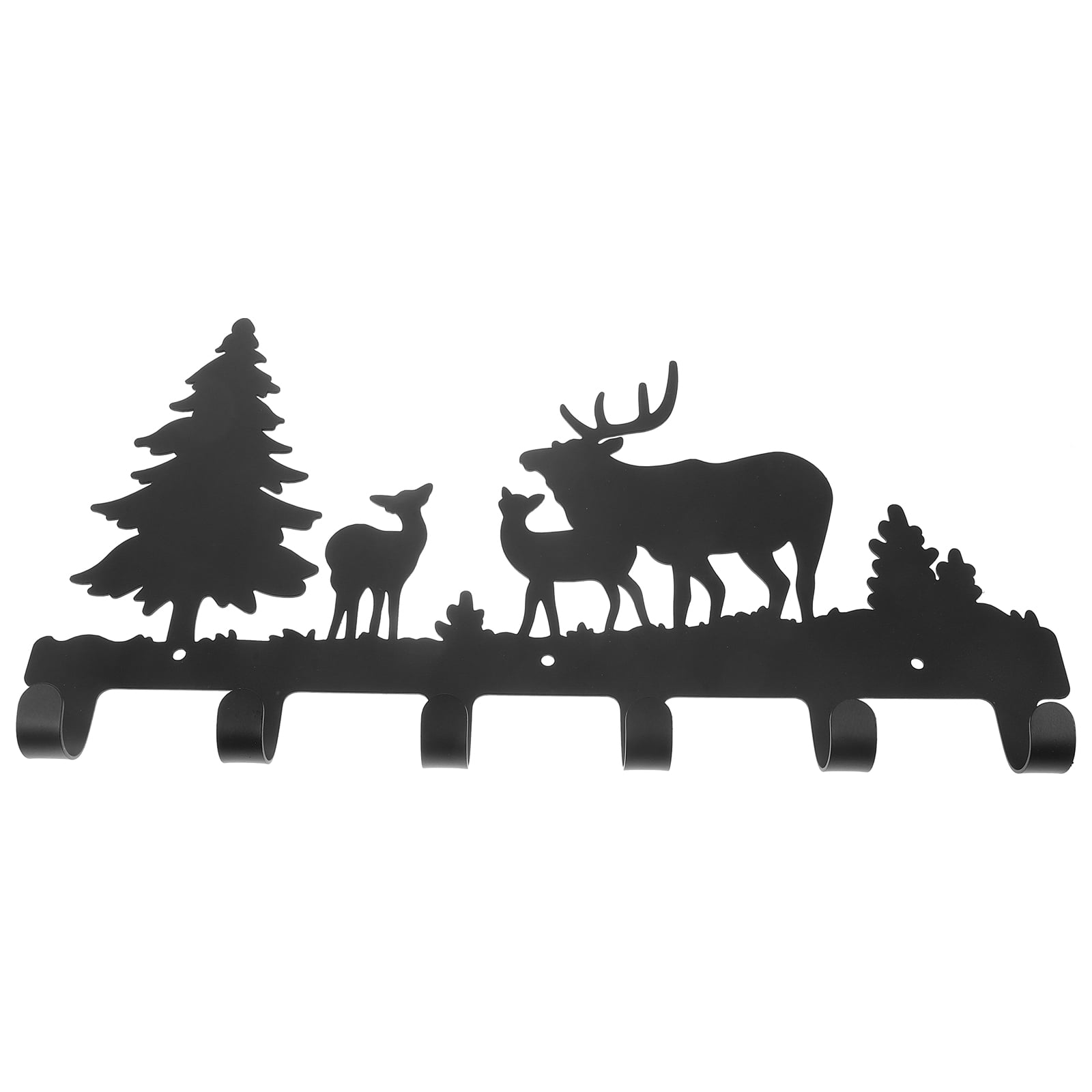 Key Holder Wall Mount Metal Key Hook Cute Forest Deer Key Hanger for ...