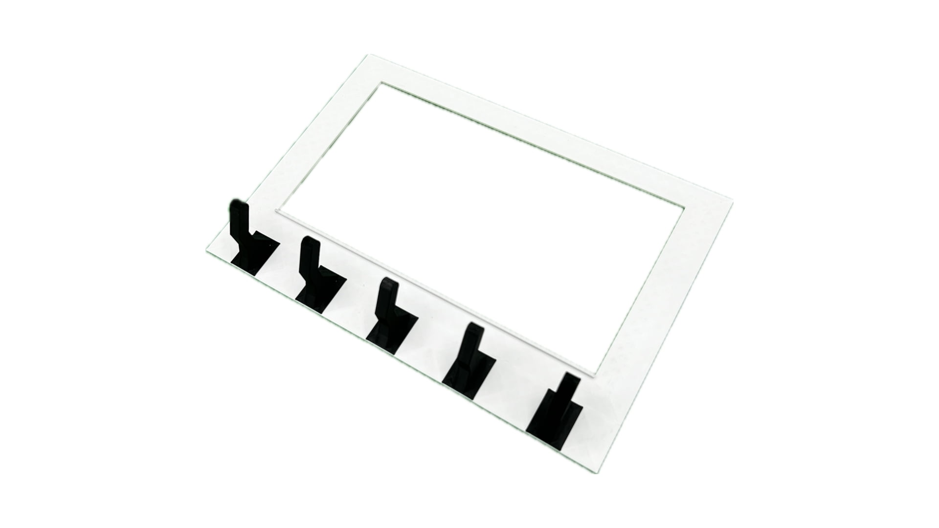 Key Holder for Wall Mount - Sleek Black Key Hooks, Perfect Keyholder ...