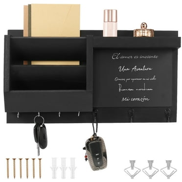 Key Holder Mail Organizer Wall Mount Key and Mail Holder Key Rack with ...
