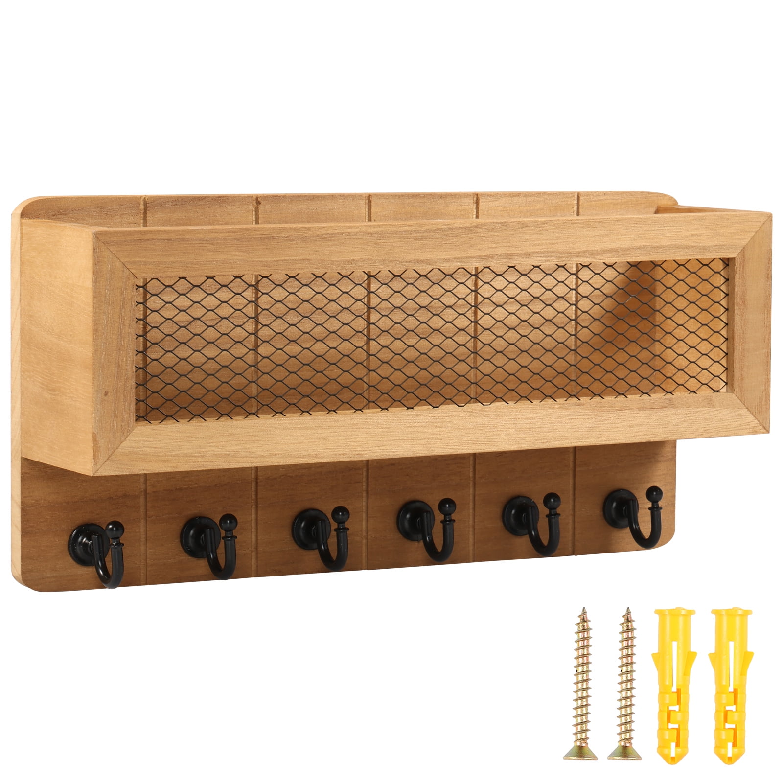 Key Holder for Entryway Hallway Decorative Wall Mount Mail Holder ...