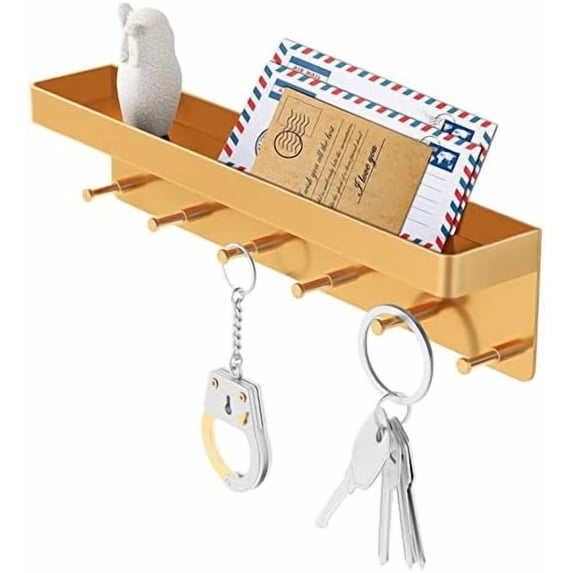 Key Holder for Wall, Mail Organizer and Key Rack with Tray for Hallway ...