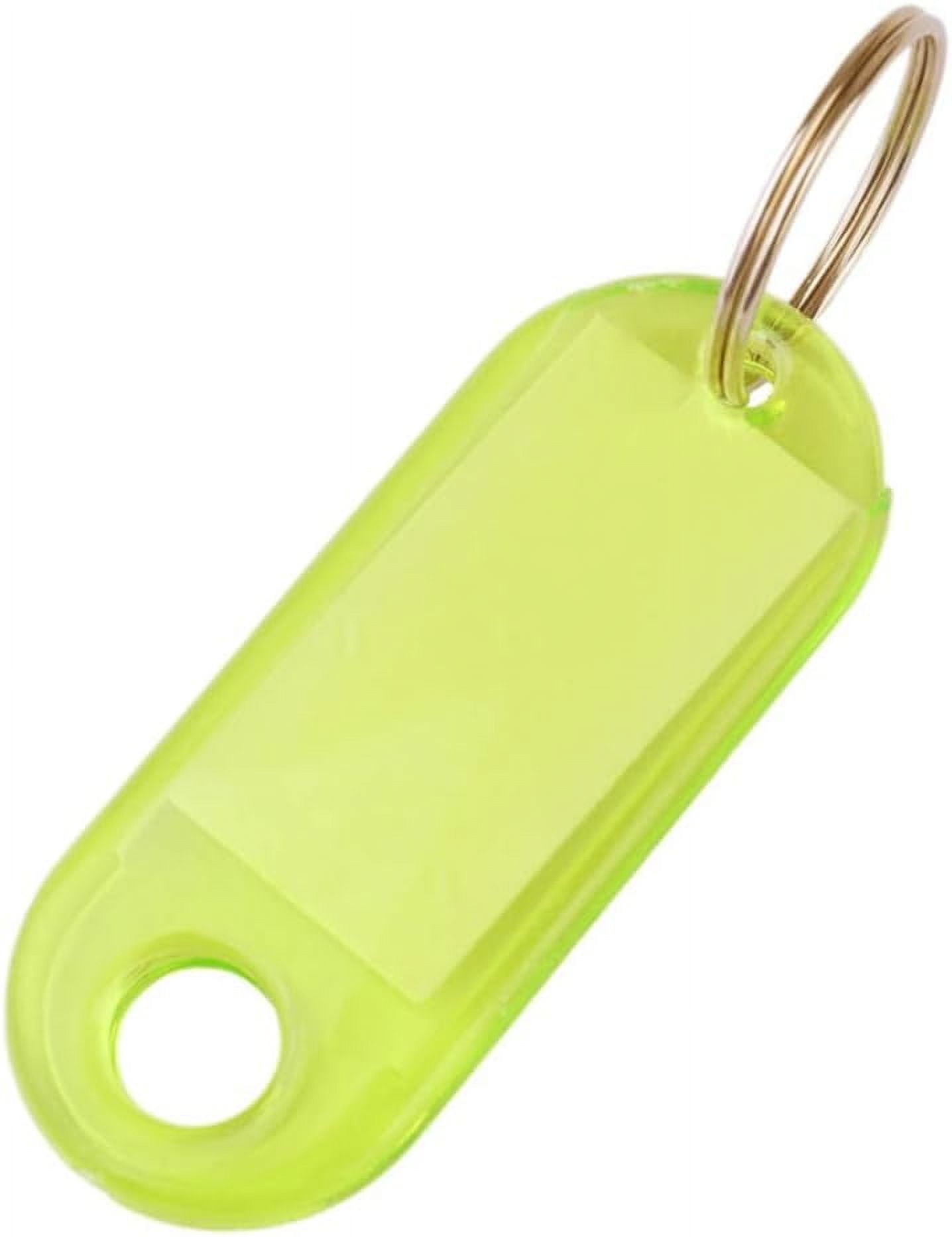 Key Id Label Tags 30pcs Plastic Tags Blank Keychains Colored Labels ...