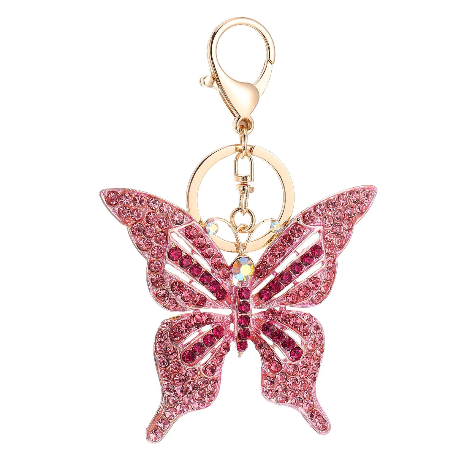 Key Keychain Rhinestone Chain Charm Crystal Keychains Bling Handbag ...