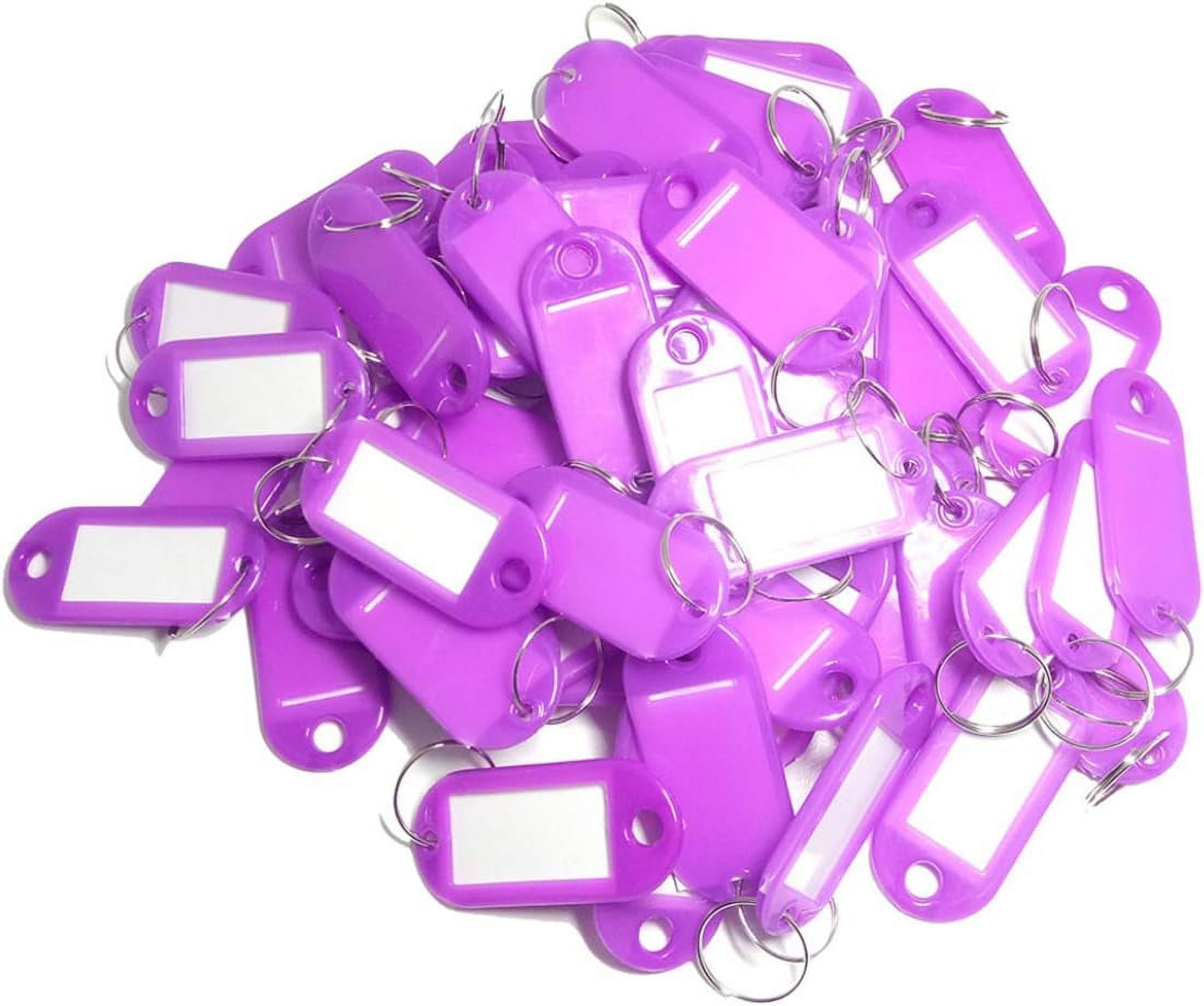 Key Labels, 100PCS Key ID Tags Key Labels Tags Plastic Key Tags, Tags ...