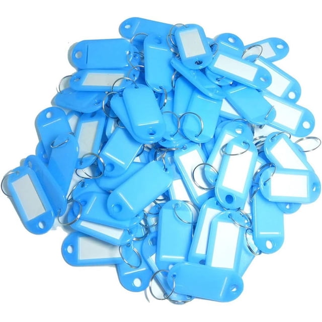 Key Labels, 100PCS Key ID Tags Key Labels Tags Plastic Key Tags, Tags ...