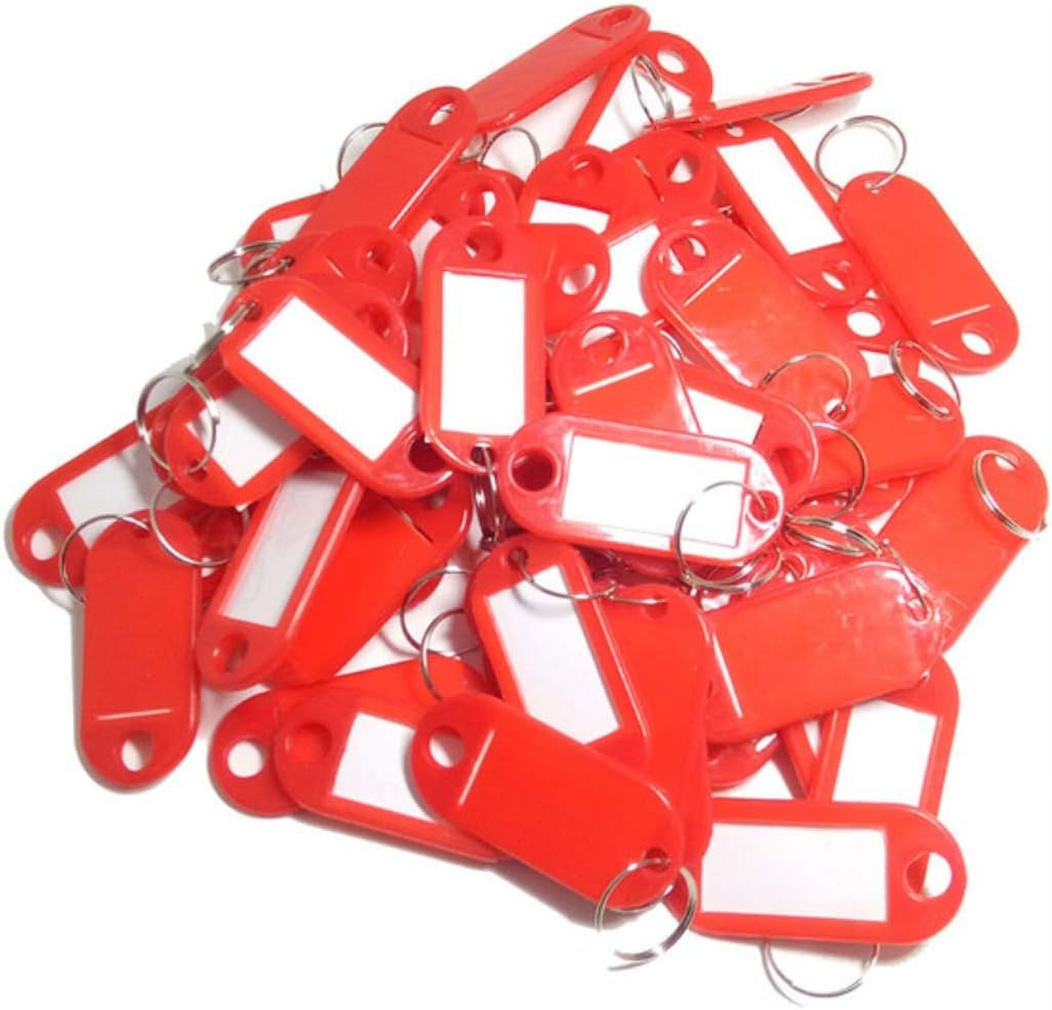 Key Labels, 100PCS Key ID Tags Key Labels Tags Plastic Key Tags, Tags ...