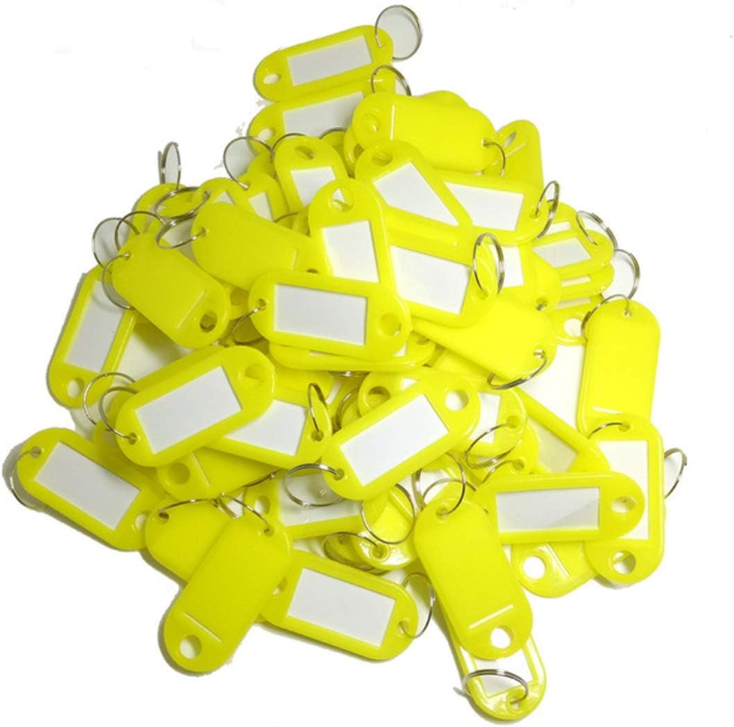 Key Labels, 100PCS Key ID Tags Key Labels Tags Plastic Key Tags, Tags ...