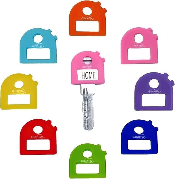 Key Labels - Stretchy All-in-One Key Covers Caps, The Keys Identifier ...