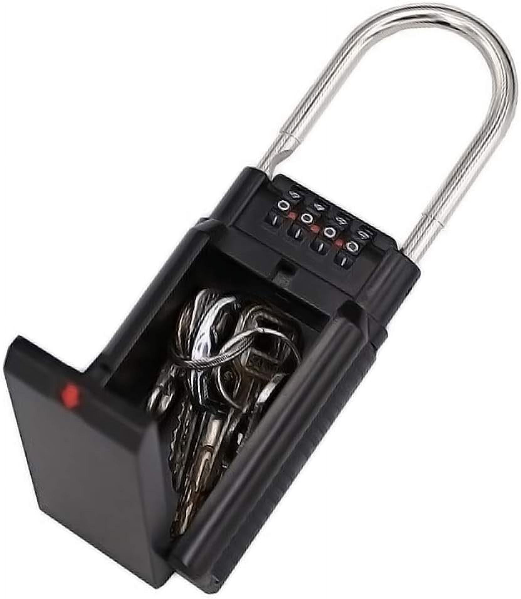 Key Lock Box 4 Digit Combition Keys Safety Boxes Weatherproof Storage ...