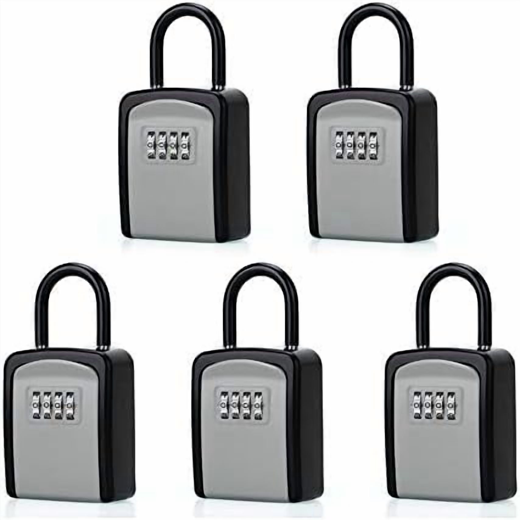 Key Lock Box, Combination Lock Box with Code for House Key Storage ...