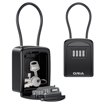 ORIA Waterproof Key Lock Box, Portable 4 Digit Combination Key Storage ...