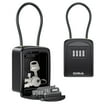 Iron Lock Wall Mounted Small Key Box - 4 Digit Combination Code ...