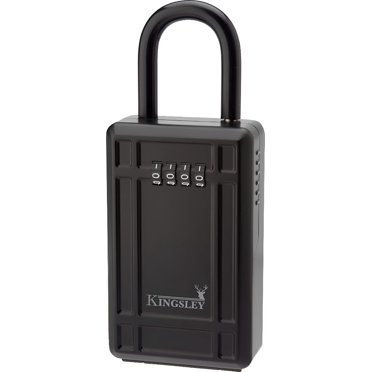 Iron Lock Wall Mounted Small Key Box - 4 Digit Combination Code ...
