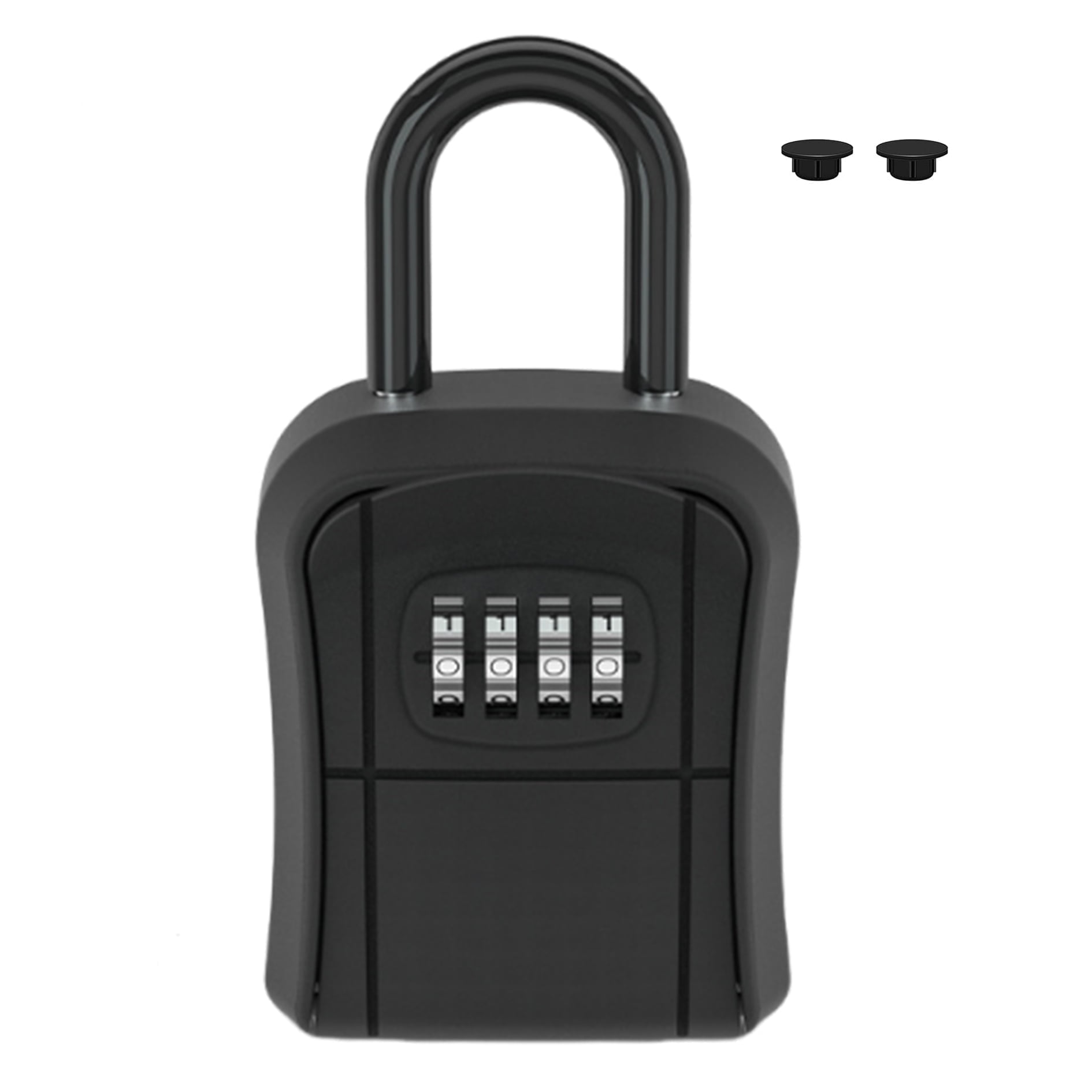 Key Lock Box Portable Combination Lockbox Wall-Mounted Key Storage Box ...