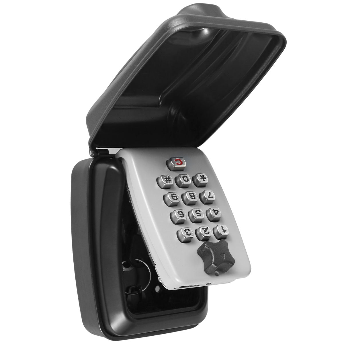 Key Lock Box with Push Button Wall Mounted Spare Key Storage Box ...