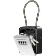 Iron Lock Wall Mounted Small Key Box - 4 Digit Combination Code ...