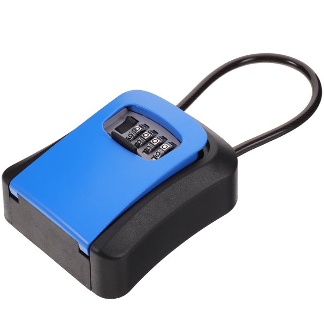 Key Lock Box Safe Key Lock Box Portable 4- Key Lock Box Home Security ...