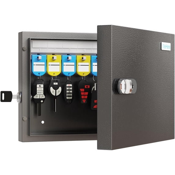 Key Lock Box Wall Keys) Key Cabinet Security Combination Lockbox with ...