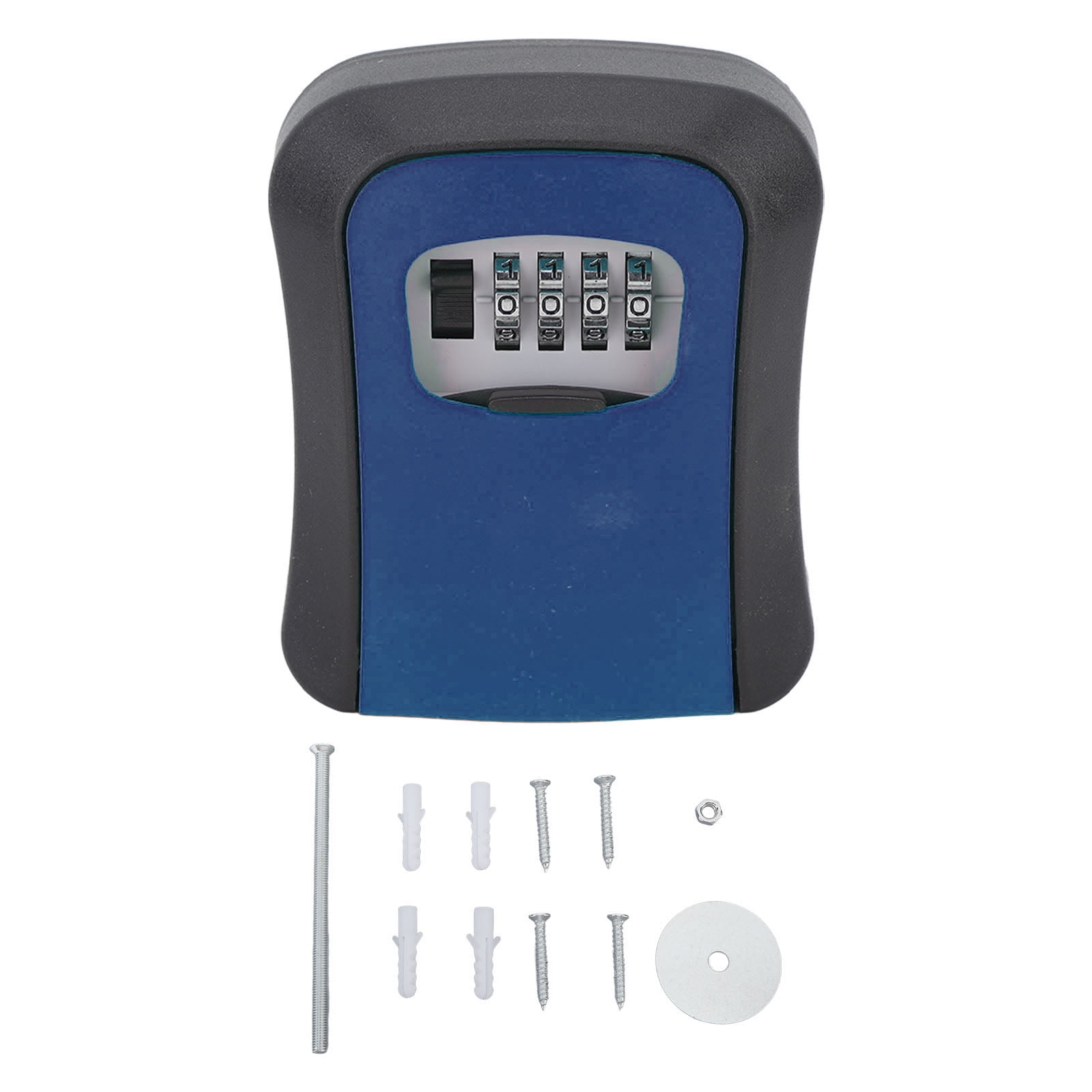 Key Lock Box Wall Mounted Combination Lockbox for Outside House Keys 5 ...