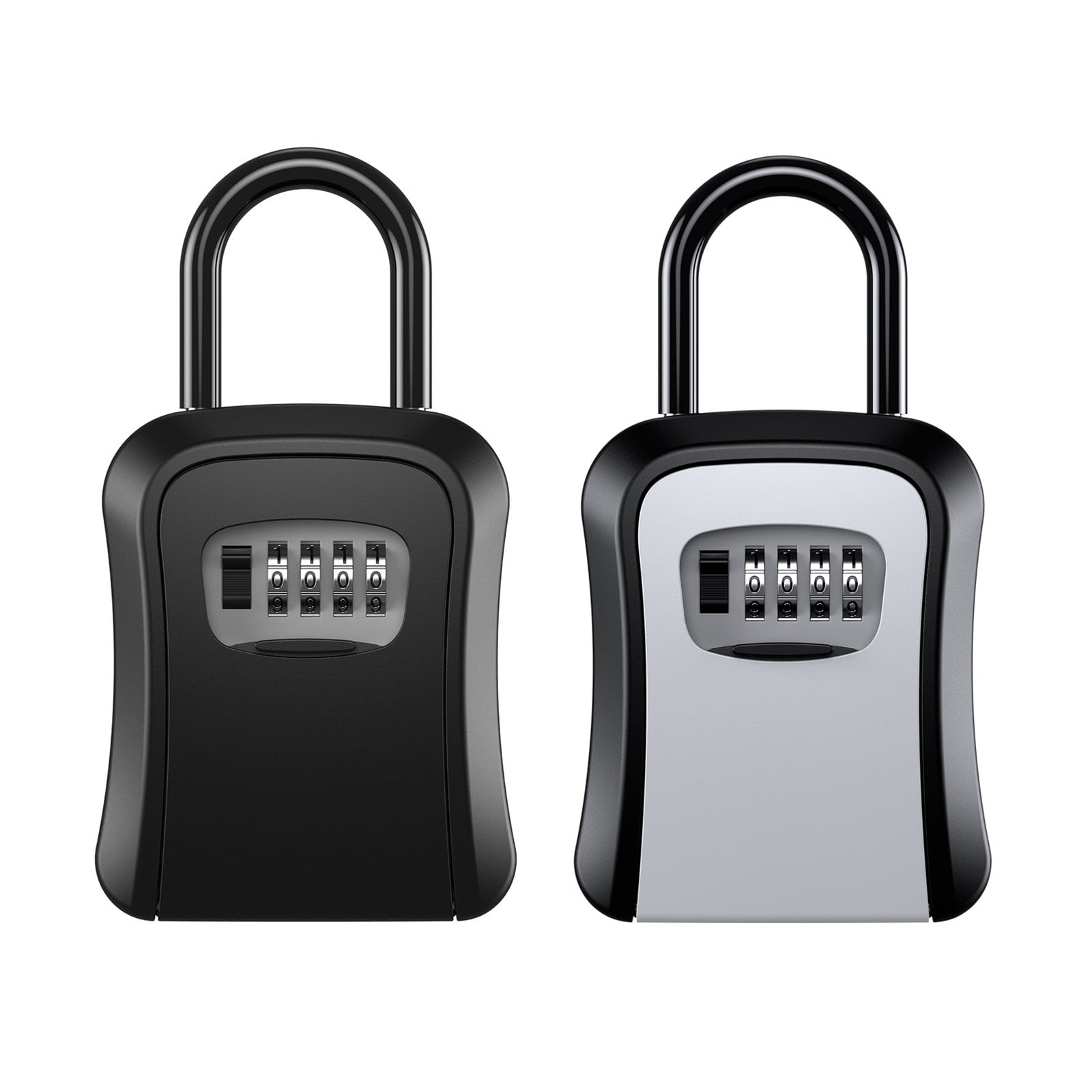 Key Lock Box , Wall Mounted Key Safe Box Weatherproof 4 Digit ...