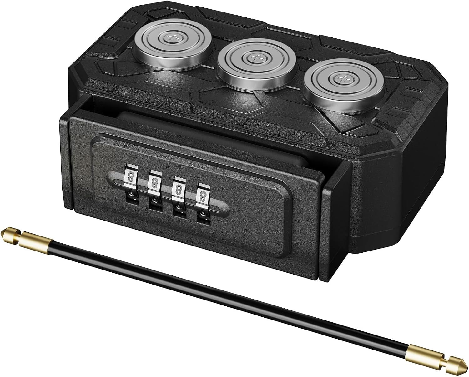 Key Lock Box with magnetic 4 Digit Combination,magnetic key holder,hide ...