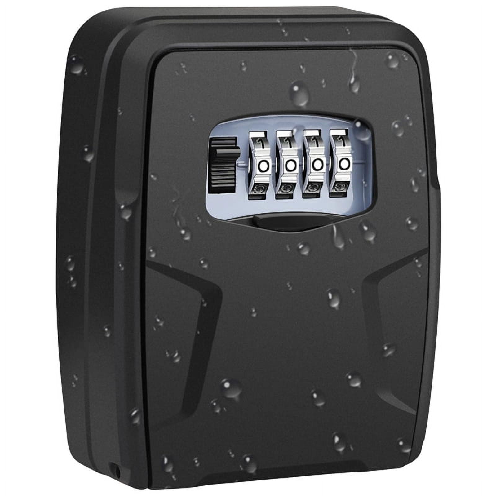 Key Lock Box with Code,Large Lock Box for House Key Portable Lock Box ...