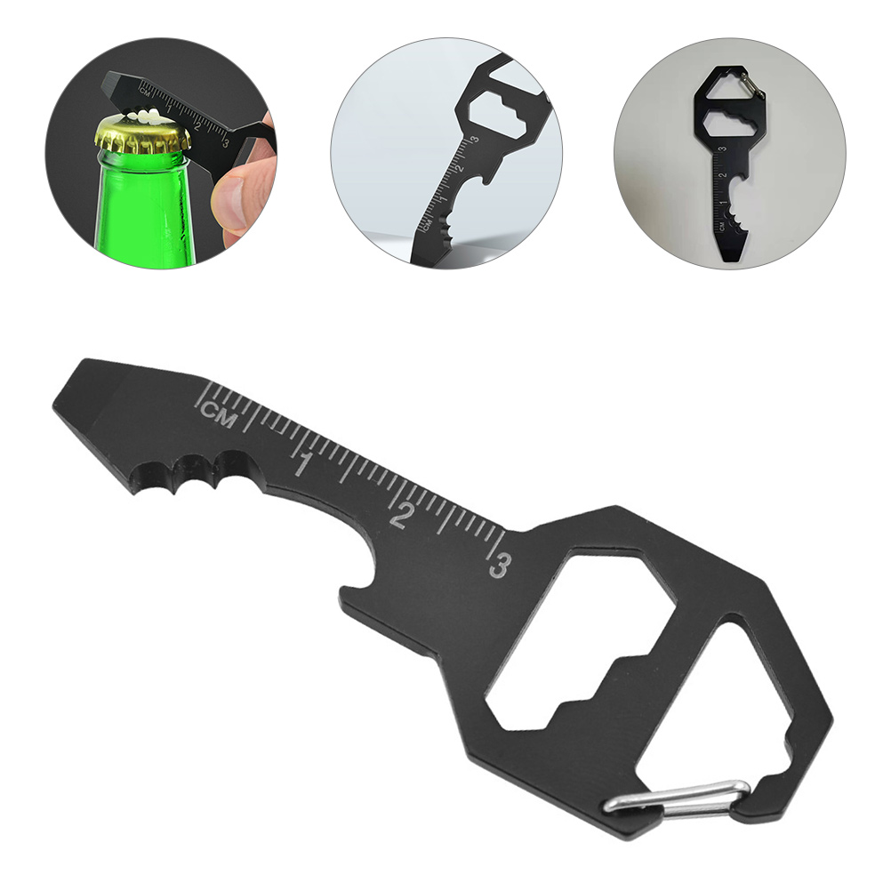 Key Multifunctional Bottle Opener Six-in-one Safety Tool Multi-purpose ...