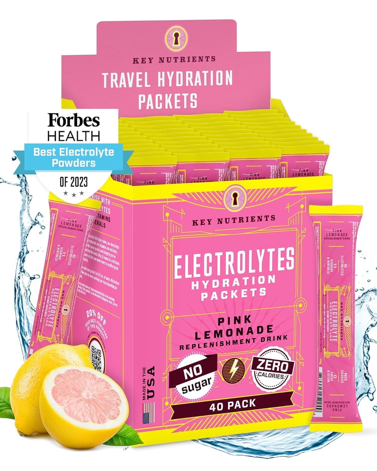 Key Nutrients - Electrolytes Powder - Electrolyte Drink Mix -Hydration ...