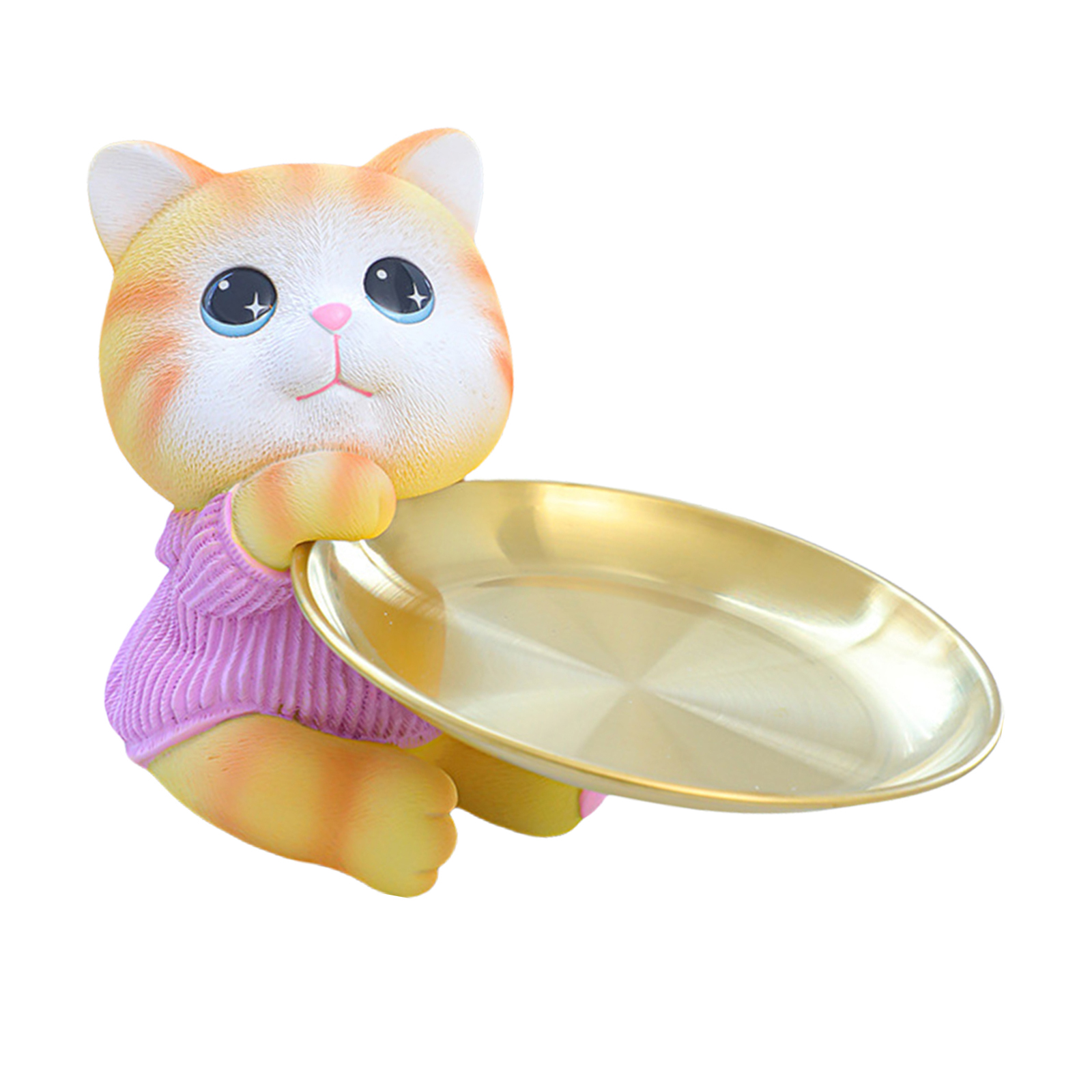 Key Organizing Storage Tray With Little Kitten Shape Option Figurine ...