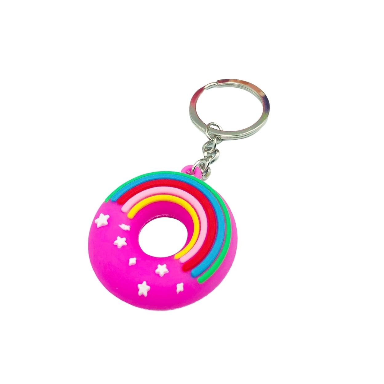 Key Ring Cartoon Design Donut Key Chain Bag Ornament - Walmart.com