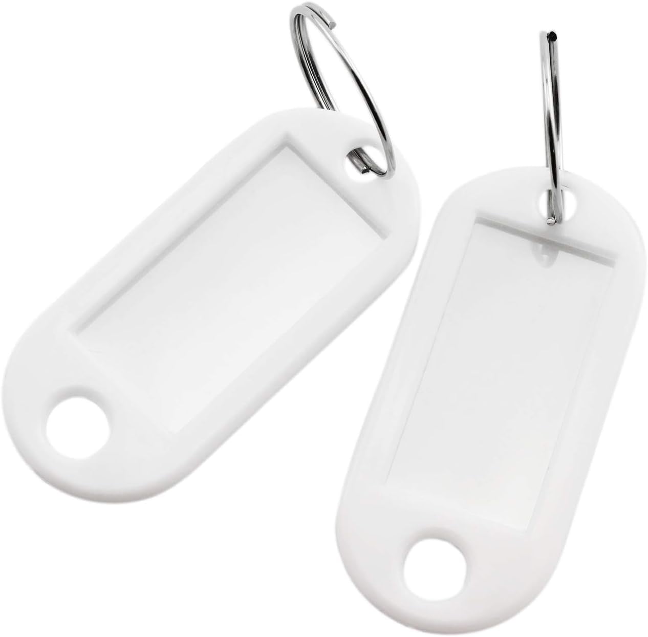 Key Ring Label Tags Plastic Keys Holder and Identifier Name Number ...