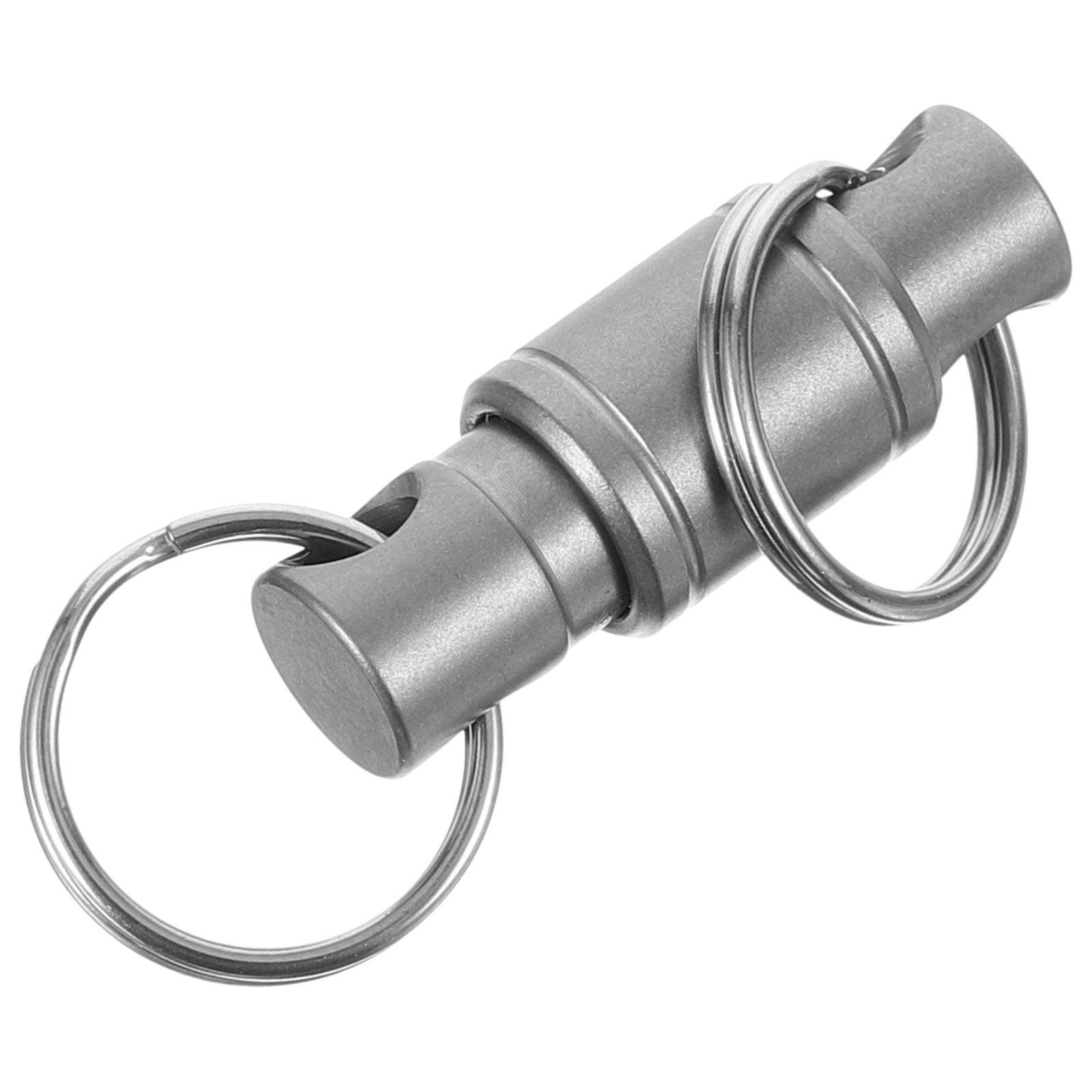 Key Ring Metal Button Universal Fob Pull Apart Chain Holder Quick ...