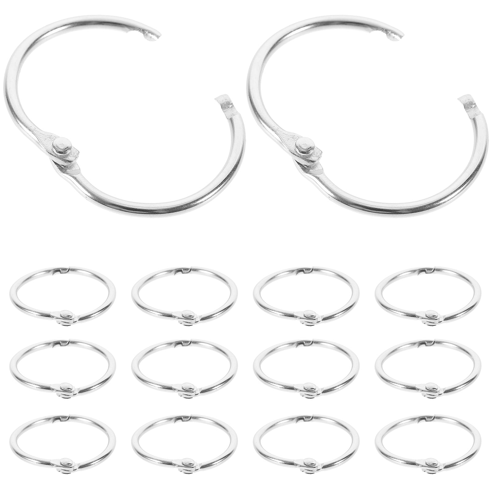 Key Ring Rings 20 Pcs School Supplies for Binder Clip Snap Stationery ...