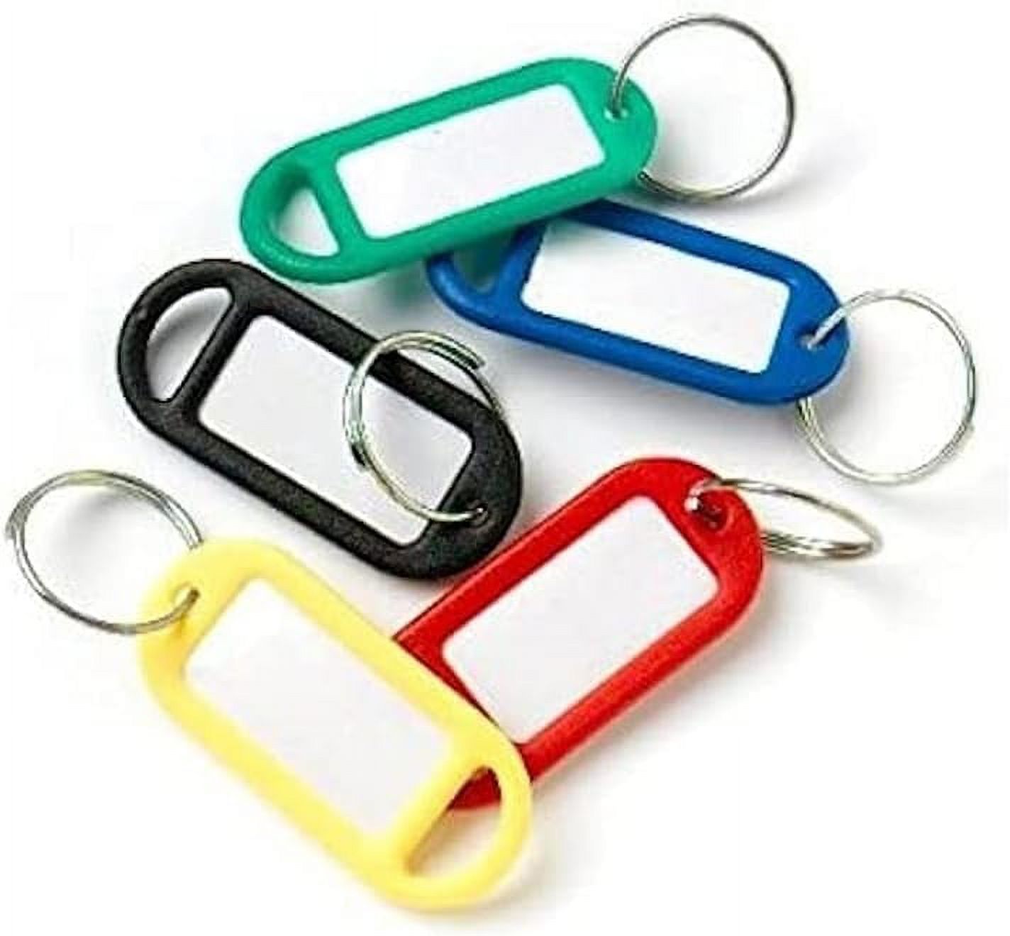 Key Ring Tags Assorted Colours, Set of 7 Piece - Walmart.com