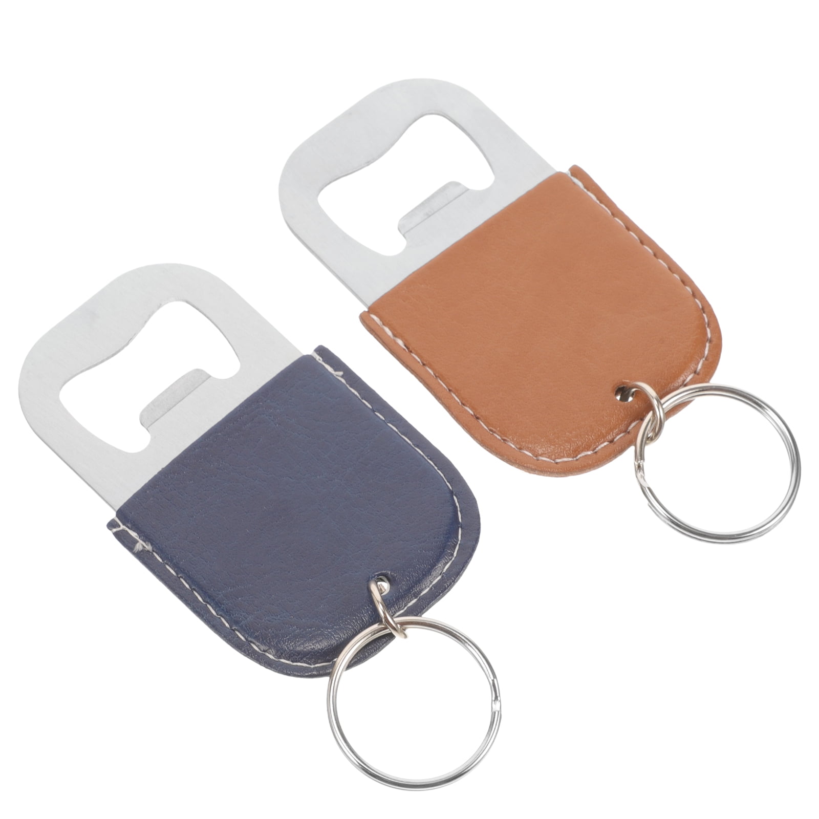 2pcs Keychain Flat Beer Key Chain with Key - Walmart.com