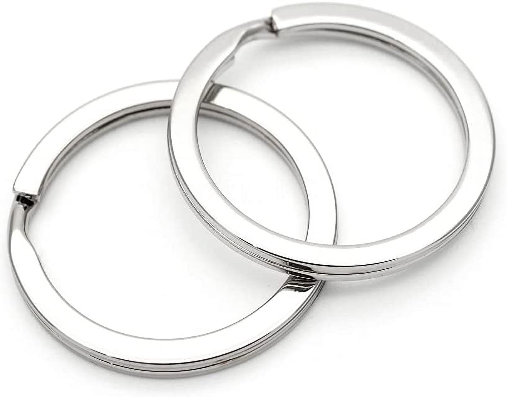 Key Rings Quality Keychain Rings Metal Flat Split Rings for Car Keys ...