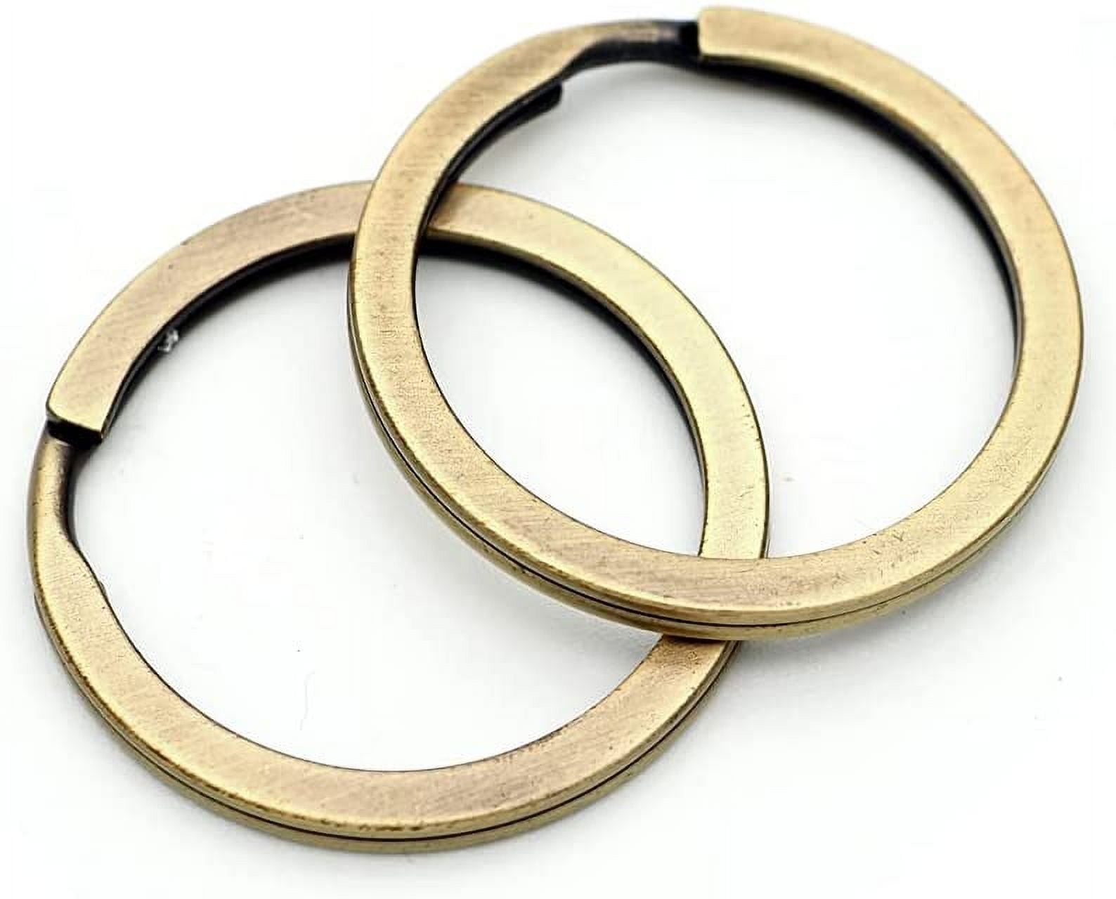 Key Rings Quality Keychain Rings Metal Flat Split Rings for Car Keys ...