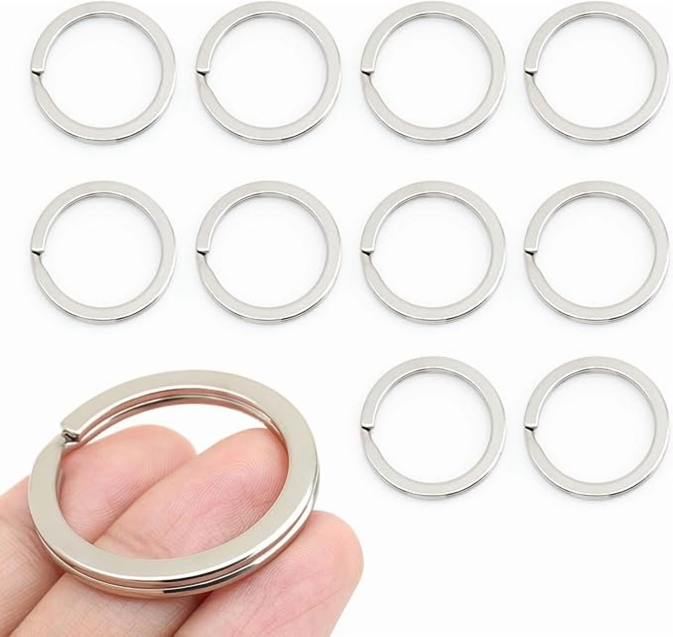 Key Rings Quality Keychain Rings Metal Flat Split Rings for Car Keys ...