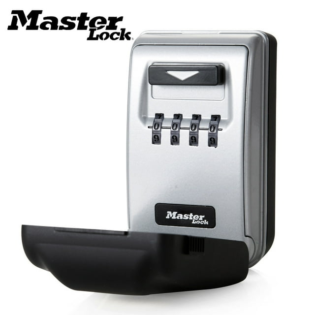 Key Safe Box Combination Light Up Dial Wall Mount Lock Box Password ...