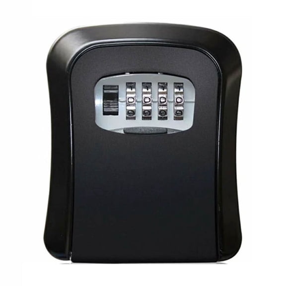 Key Safe Box Weatherproof Wall Mounted Key Lock Box 4 Digit Code ...