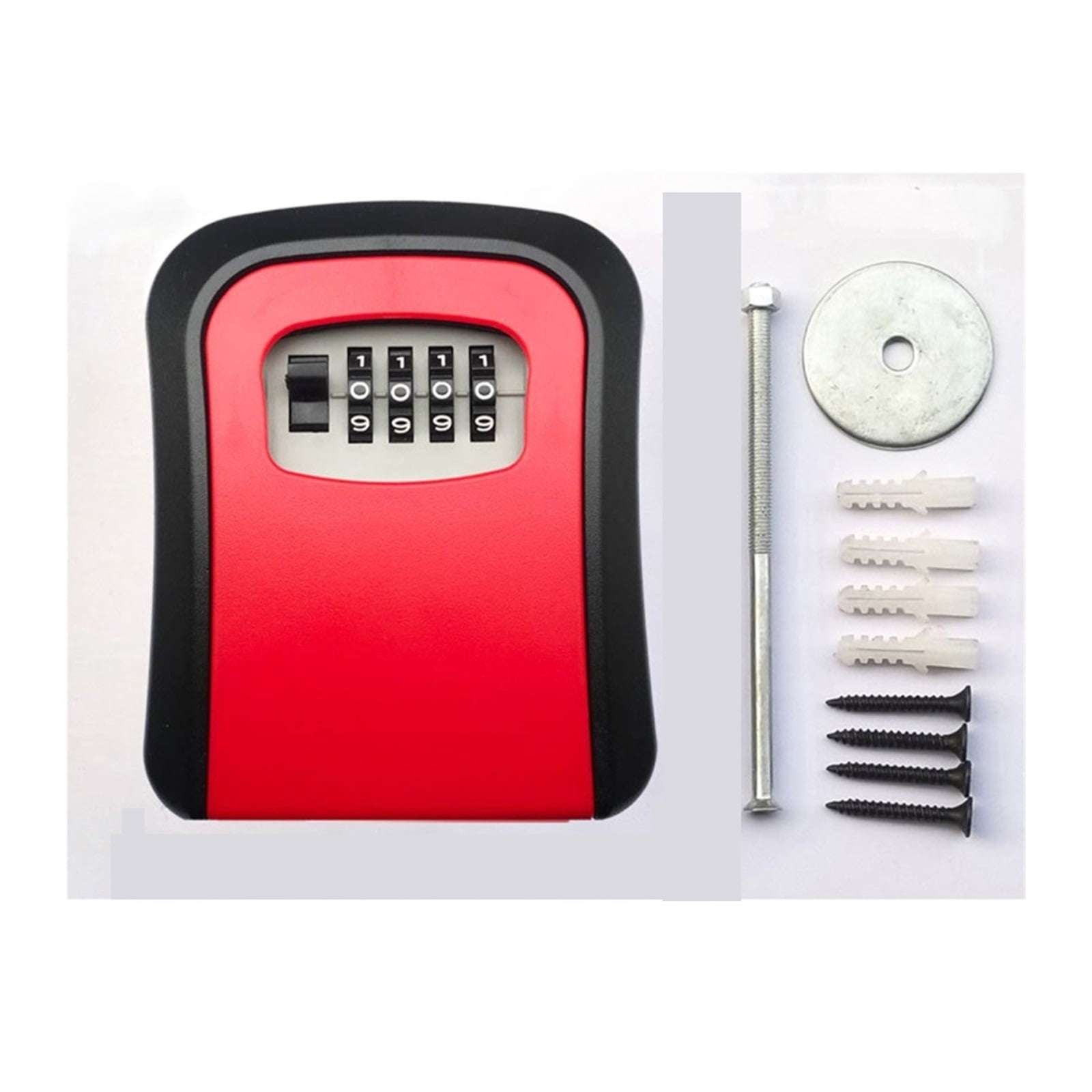 Key Safe Box Outdoor, Plastics Wall-Mounted Key Safe Weatherproof ...