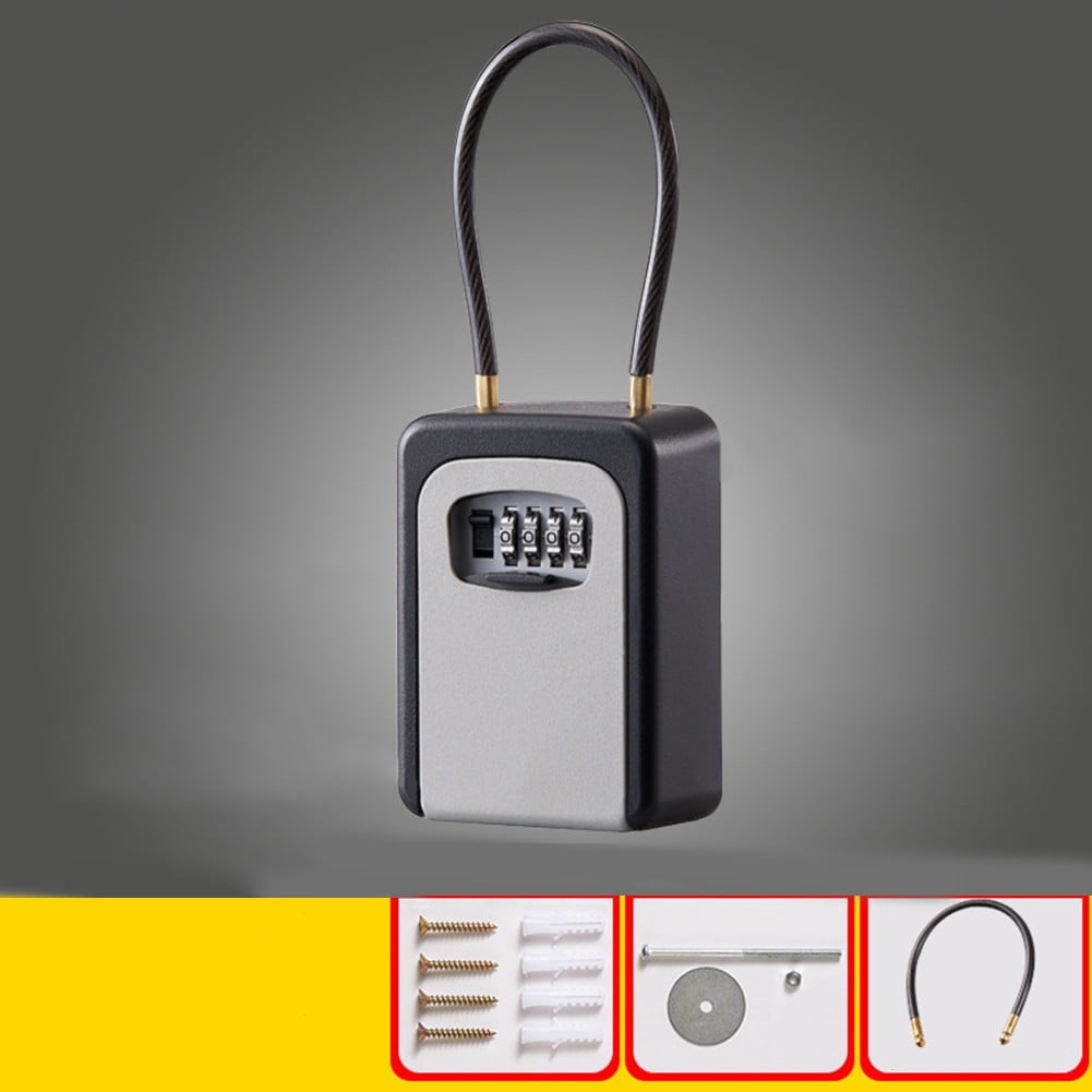Key Safe Lock Boxes Outdoor Key Lock Box Storage Key Full Metal Storage ...