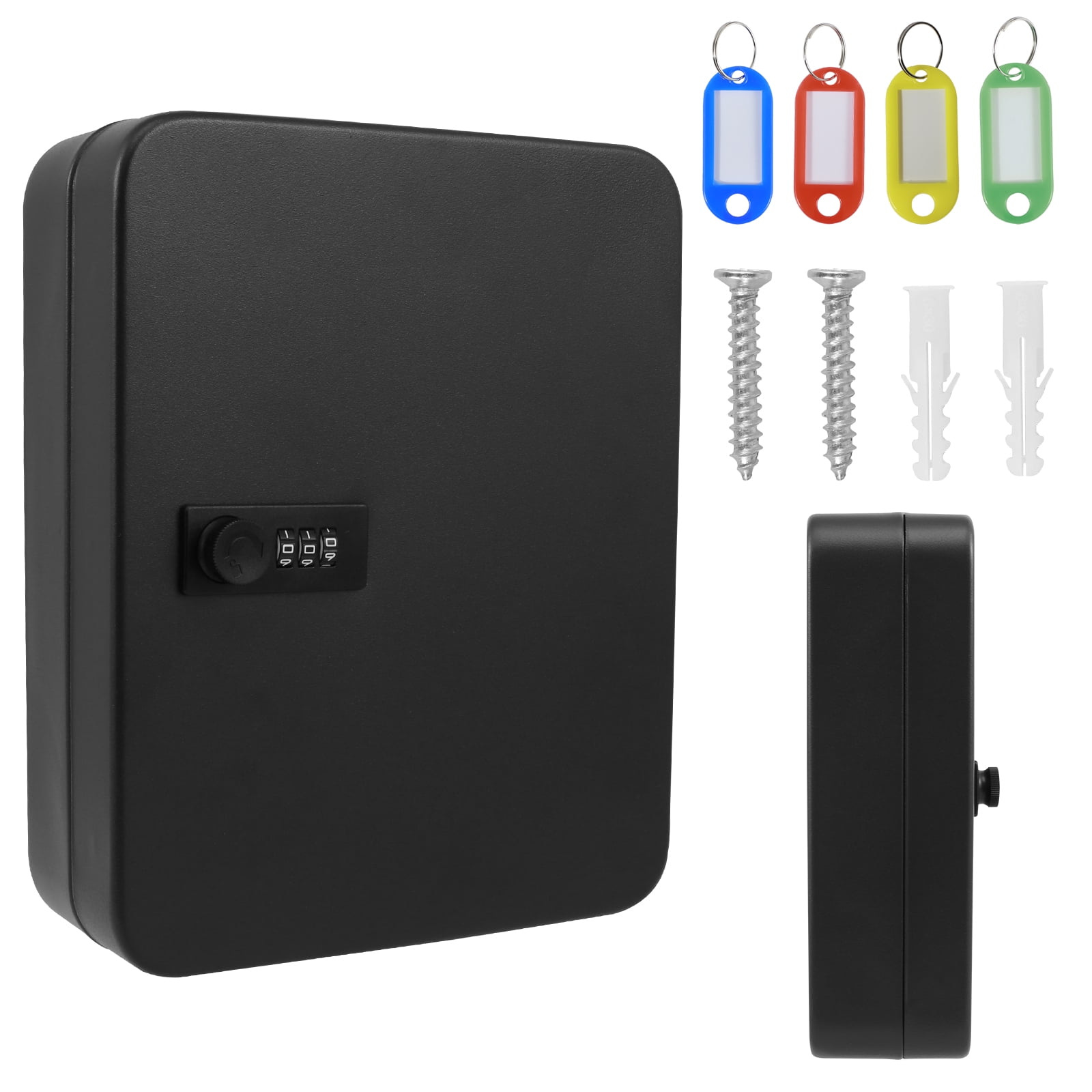 Key Safe Resettable 3 Digit Combination Safe Key Box Large Capacity Key ...