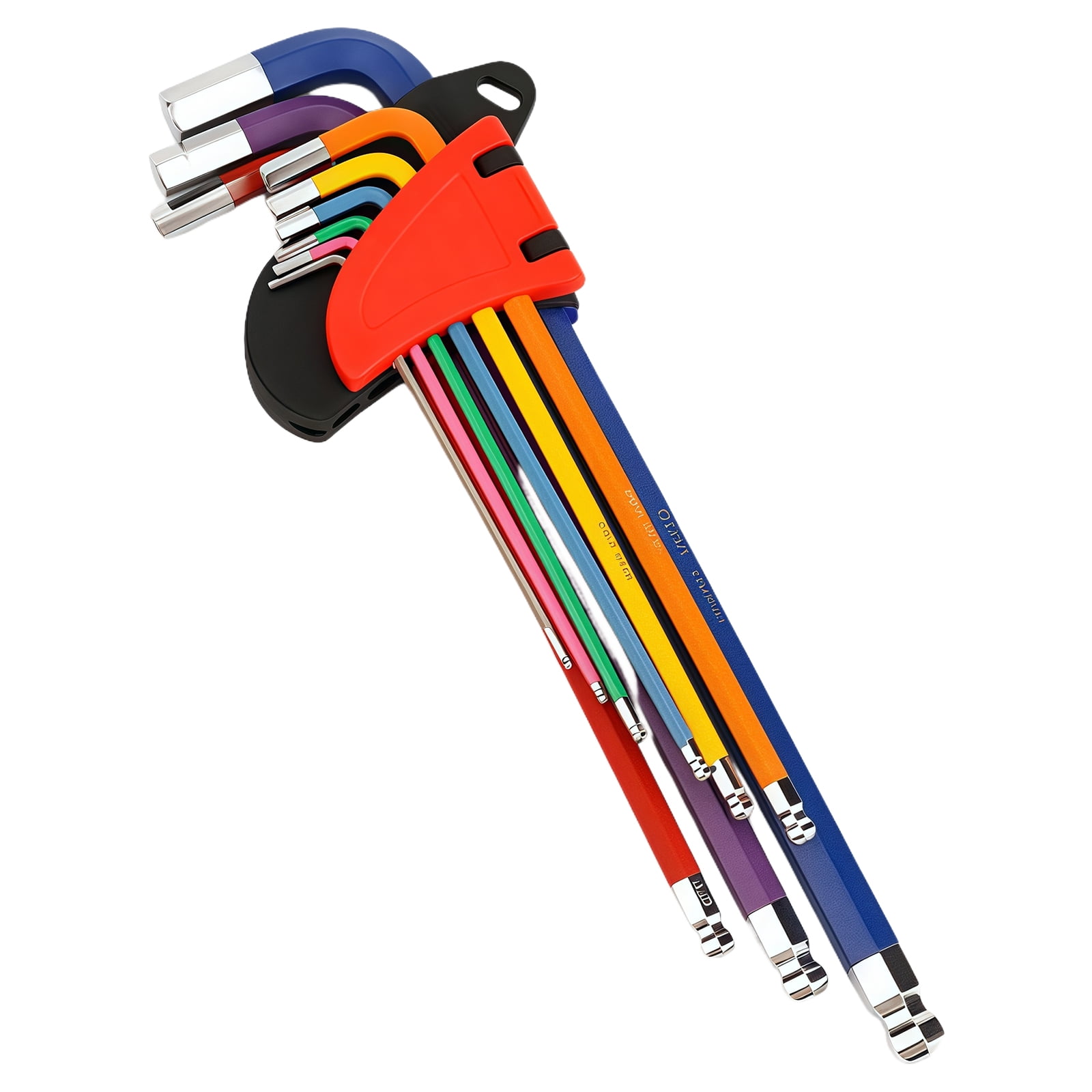 Key Set Color Coded Hand Tool Multiple Size Hexagonal Wrenches ...